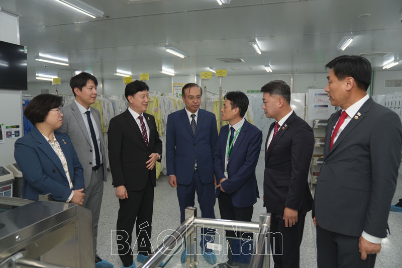 Đoàn công tác của Hội đồng Nghị viện tỉnh Gyeonggi, Hàn Quốc làm việc ...