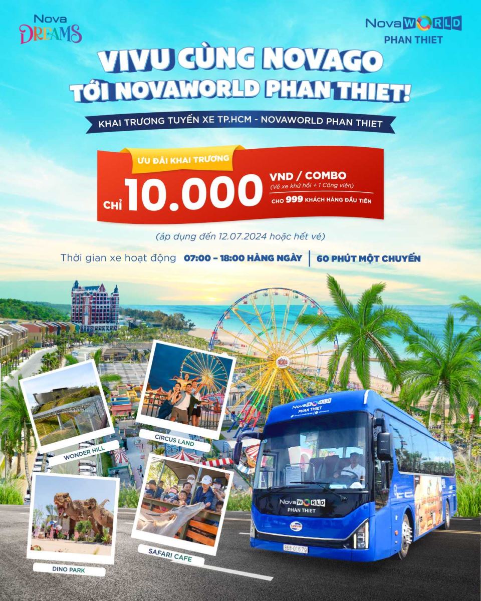 NVL: Nova Service khai trương, chính thức đưa vào hoạt động tuyến xe Tp ...