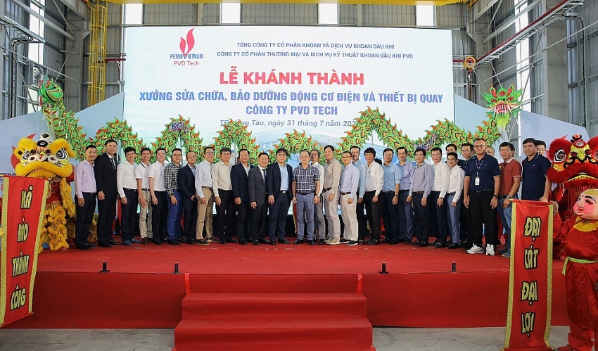 PVD Tech khánh thành Xưởng sửa chữa, bảo dưỡng động cơ điện và thiết bị ...