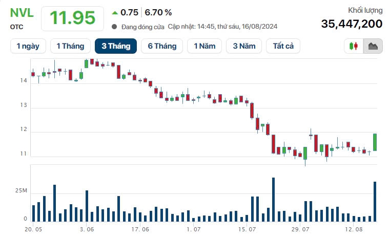 NVL: Đại dự án của Novaland được gỡ vướng, cổ phiếu NVL tăng trần sau ...
