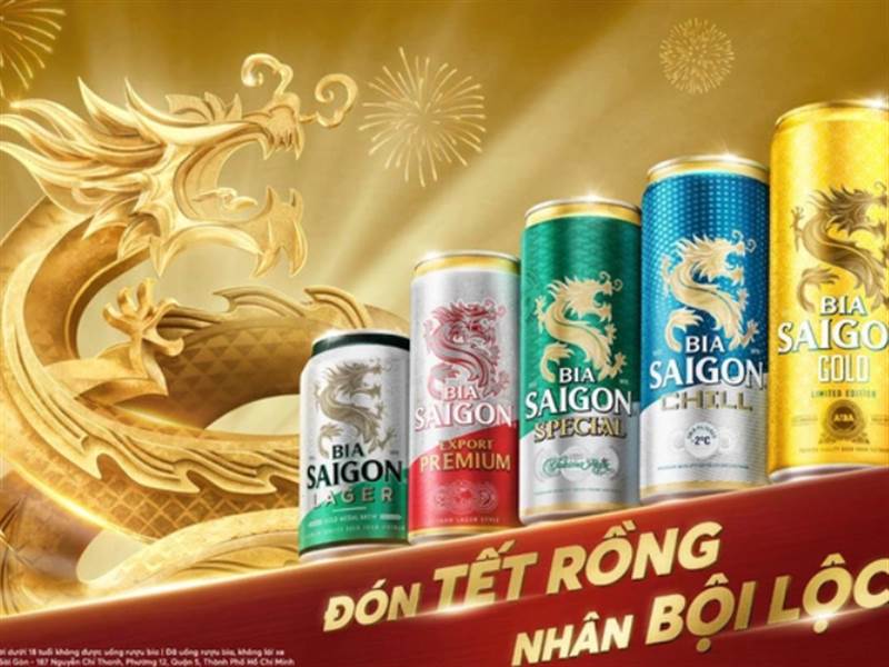 SAB: Bia Saigon ra mắt phiên bản giới hạn mùa Tết Rồng