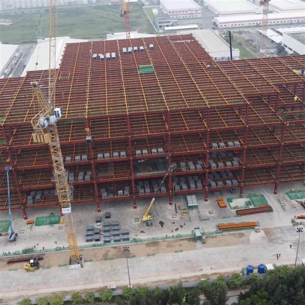 Nhà máy LG Innotek V3 trên kcn Tràng Duệ 3 của KBC...