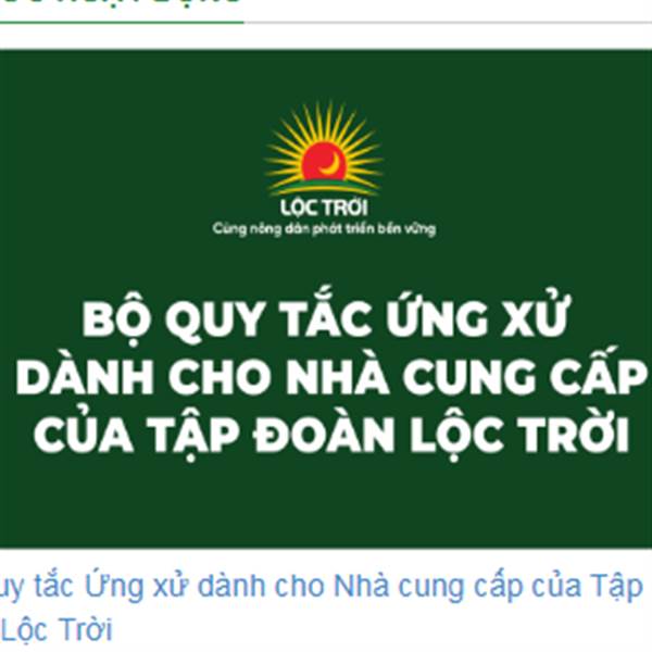 LTG - CTCP Tập đoàn Lộc Trời