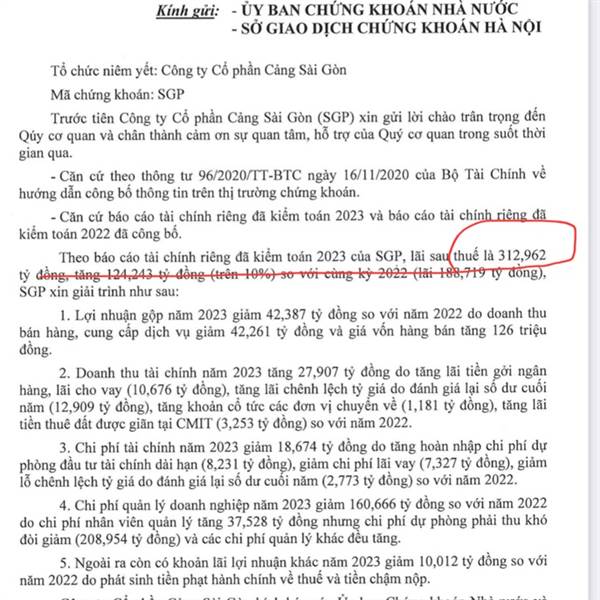 SGP - CTCP Cảng Sài Gòn