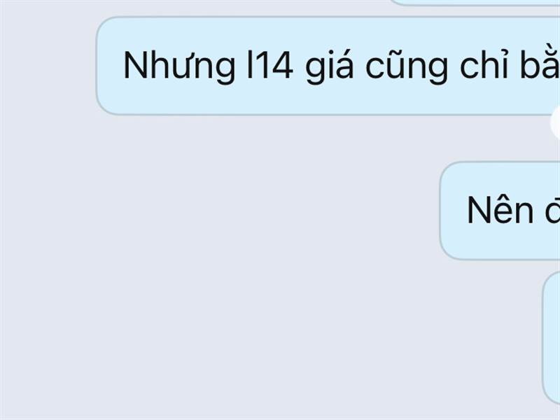 L14 giá chỉ 4x ngang vhm quá rẻ. Lên 200 ngoạ long...