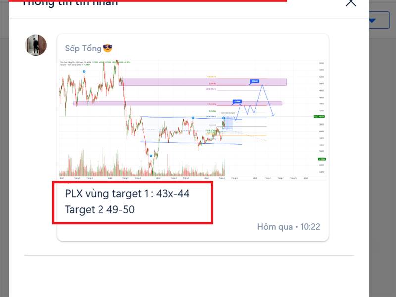 PLX đã cho target vùng đánh PLX trước có 36-37.x r...