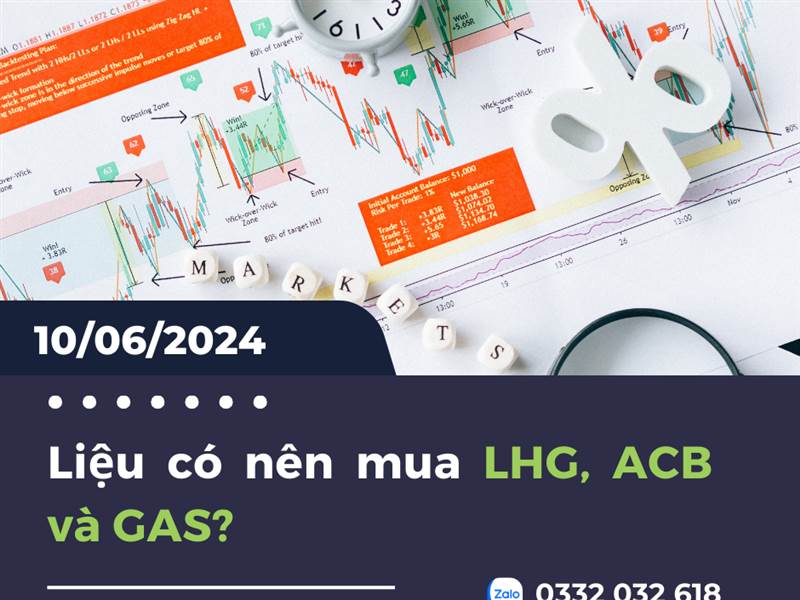 💥 (10/06/2024) LIỆU CÓ NÊN MUA LHG, ACB VÀ GAS?