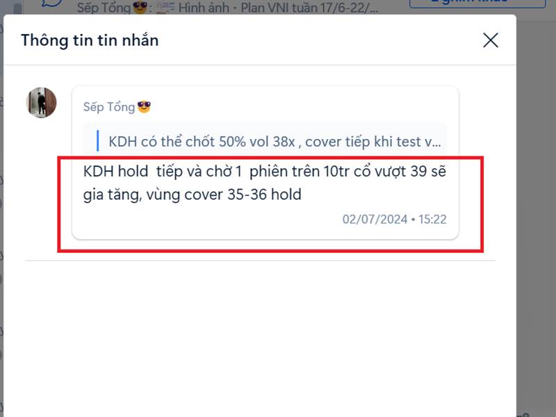 KDH hold và và chú ý phiên gia tăng