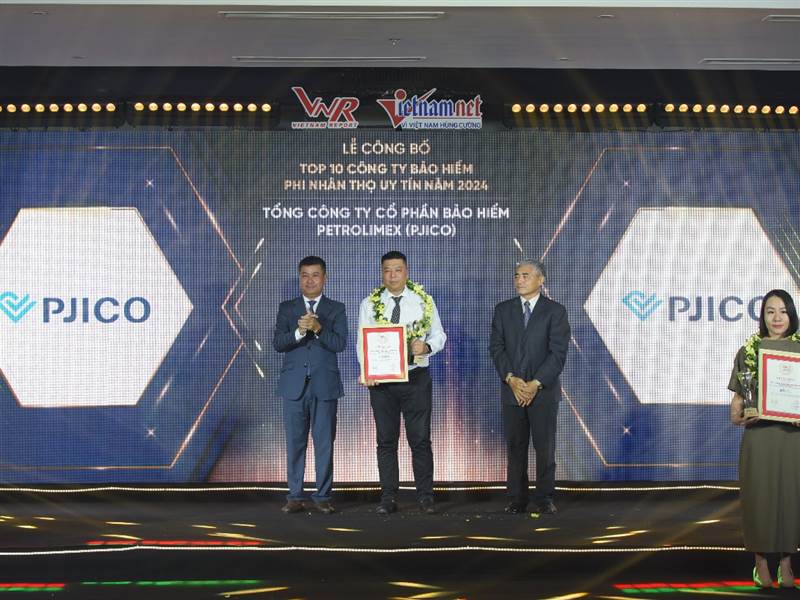 PGI: PJICO 9 năm liên tiếp lọt Top 10 Công ty bảo hiểm phi nhân thọ uy tín