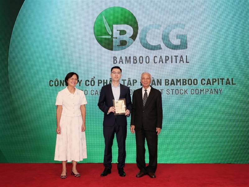 BCG: Bamboo Capital nhận giải thưởng doanh nghiệp phát triển bền vững