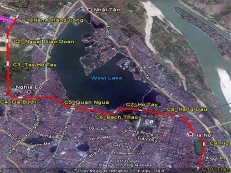 Hà Nội muốn làm 11,5 km metro Nam Thăng Long - Trần Hưng Đạo với 35.588 ...