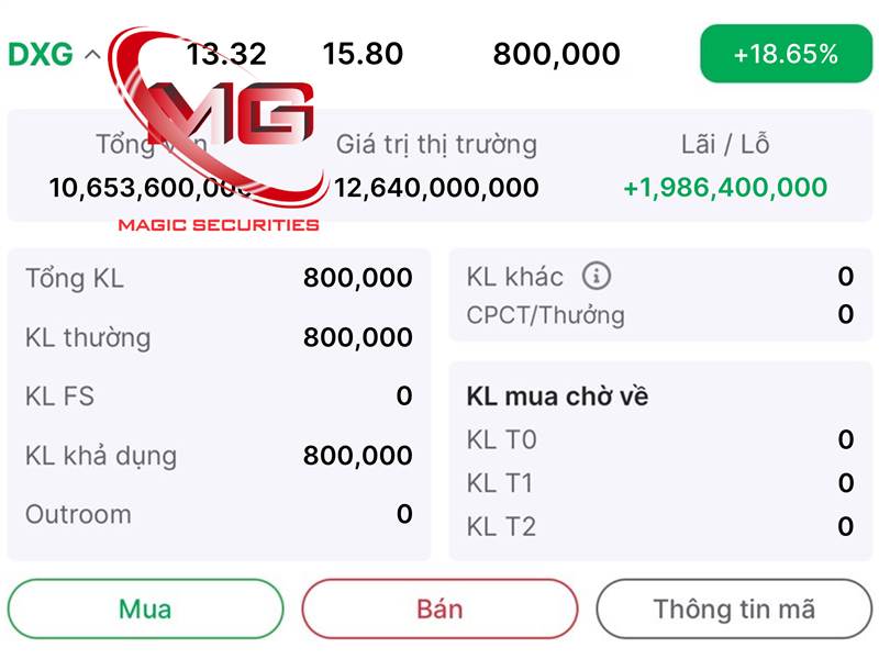 💥DXG - Hành trình gồng x2,x3