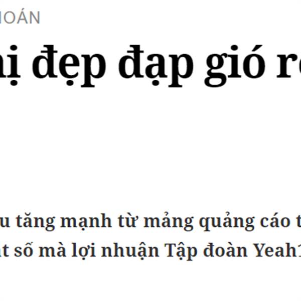 YEG - CTCP Tập đoàn Yeah1