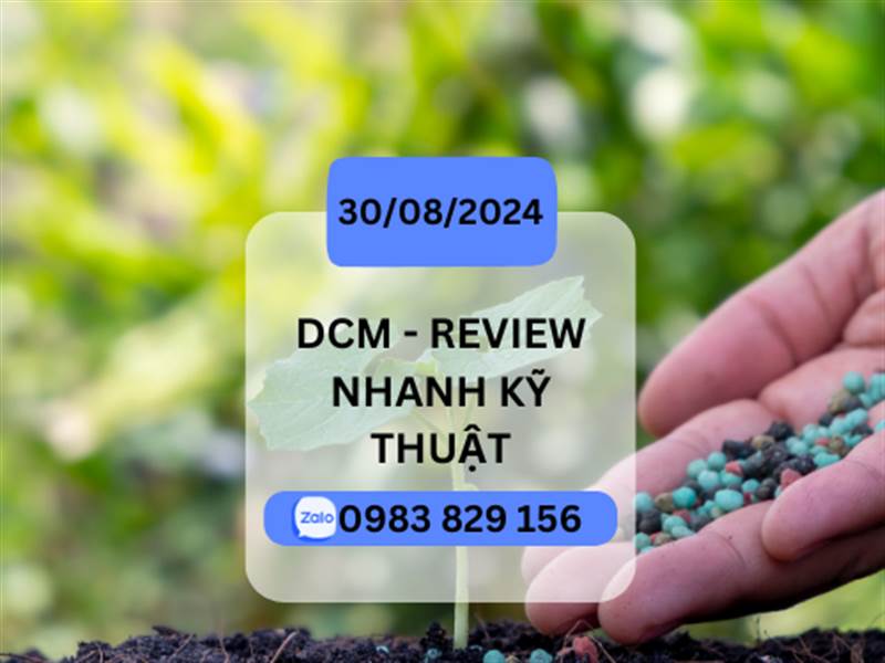 DCM - REVIEW NHANH KỸ THUẬT 1) PTKT: - Xu hướng...
