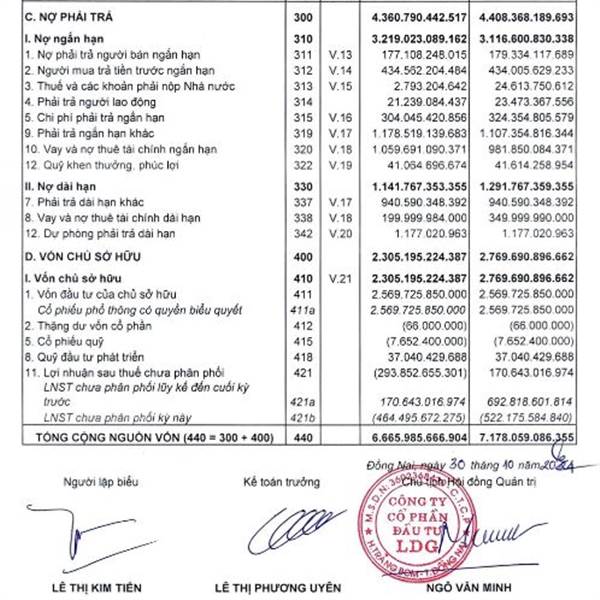 LDG - CTCP Đầu tư LDG