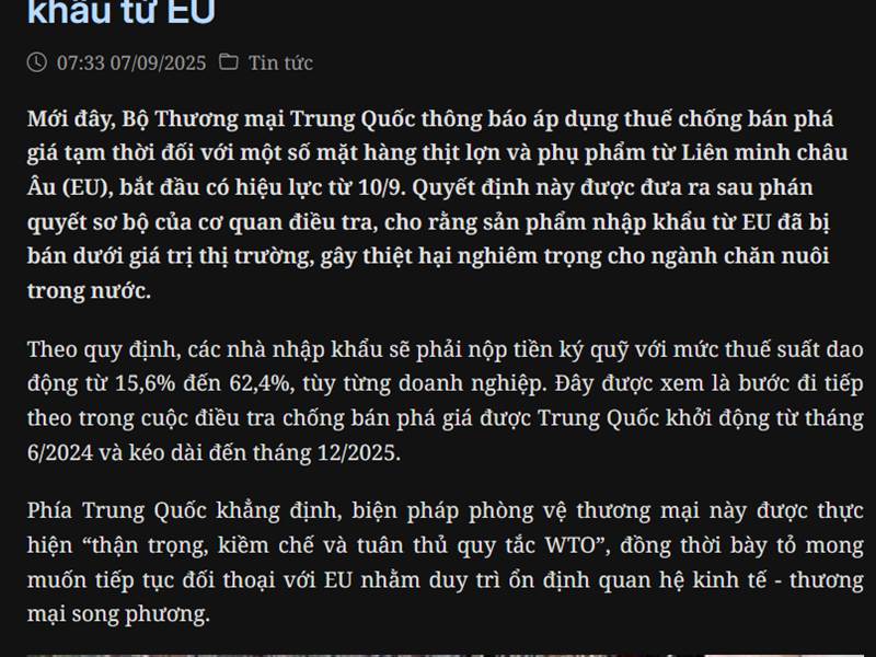 Nguồn cầu tiềm năng từ thương lái Trung Quốc khi g...
