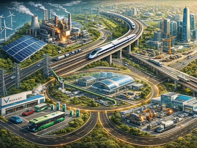 Điểm danh các dự án quy mô lớn của Tập đoàn Vingro...